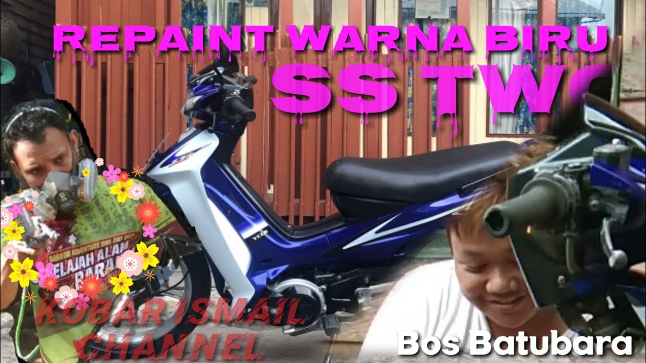 Repaint F1ZR Biru Striping SS Two - YouTube