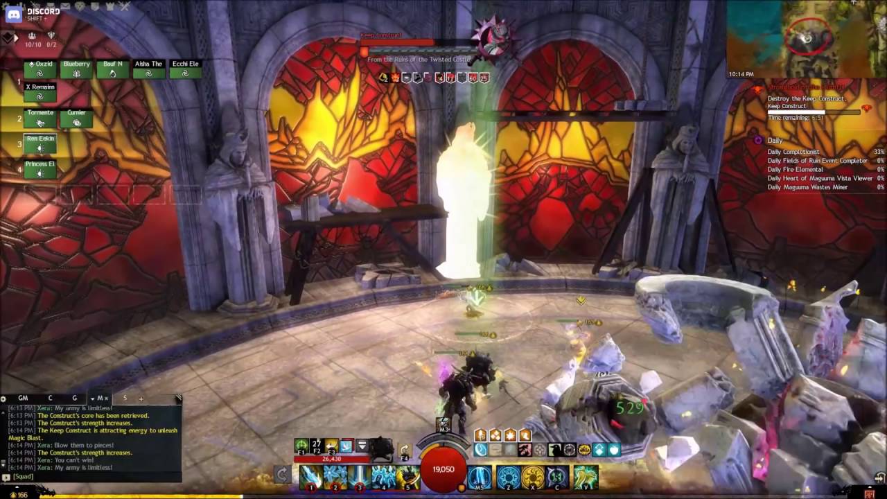 GG - GW2 Keep Construct Raid Boss - YouTube