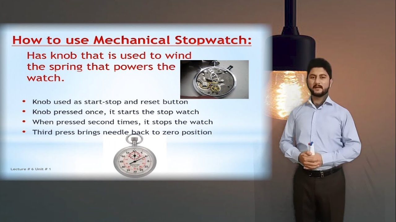 How to measure Time interval of an event | Time measuring instruments ...