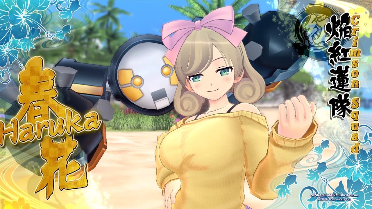 Senran Kagura Estival Versus All Visuals Of Haruka - YouTube