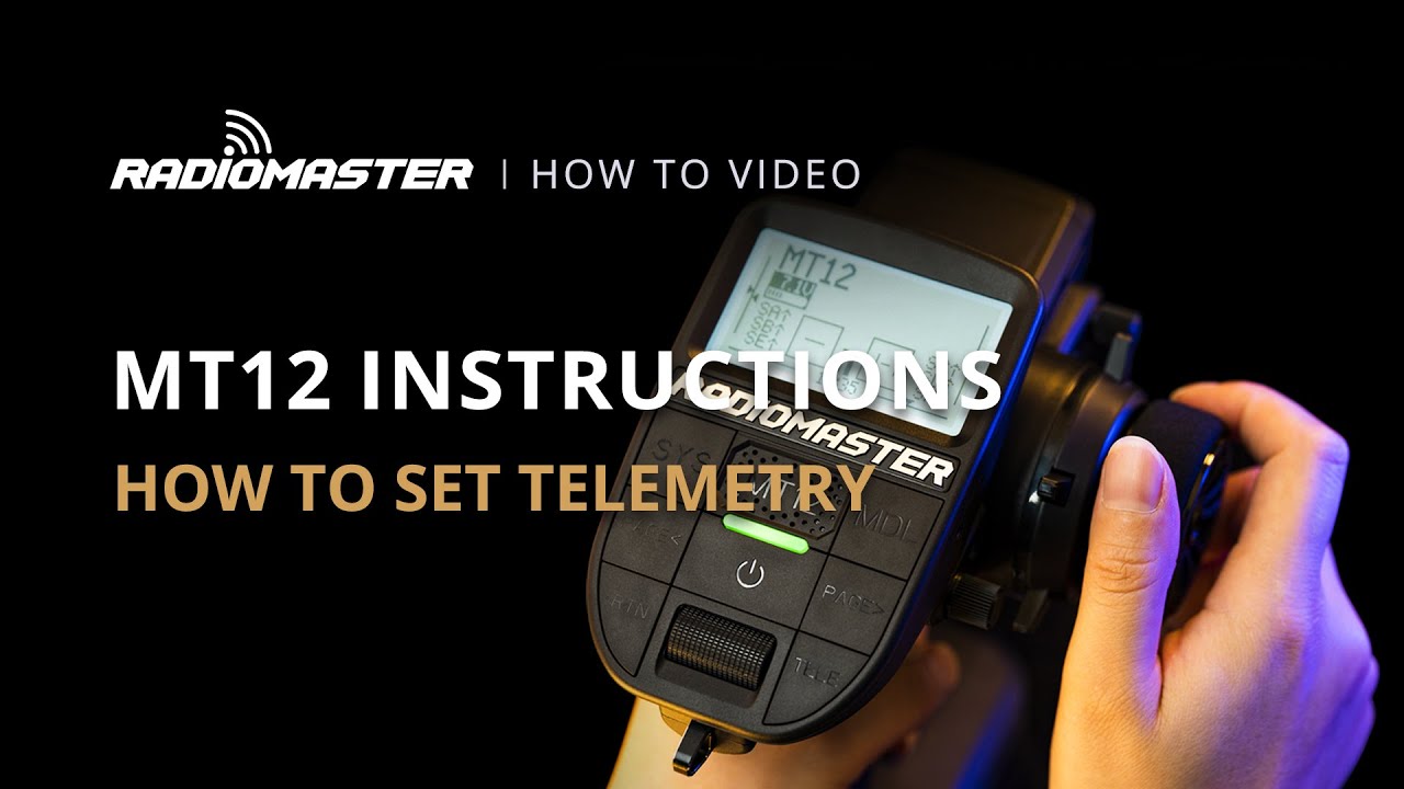 How to Set Telemetry | RadioMaster MT12 Surface Radio Telemetry Setting ...