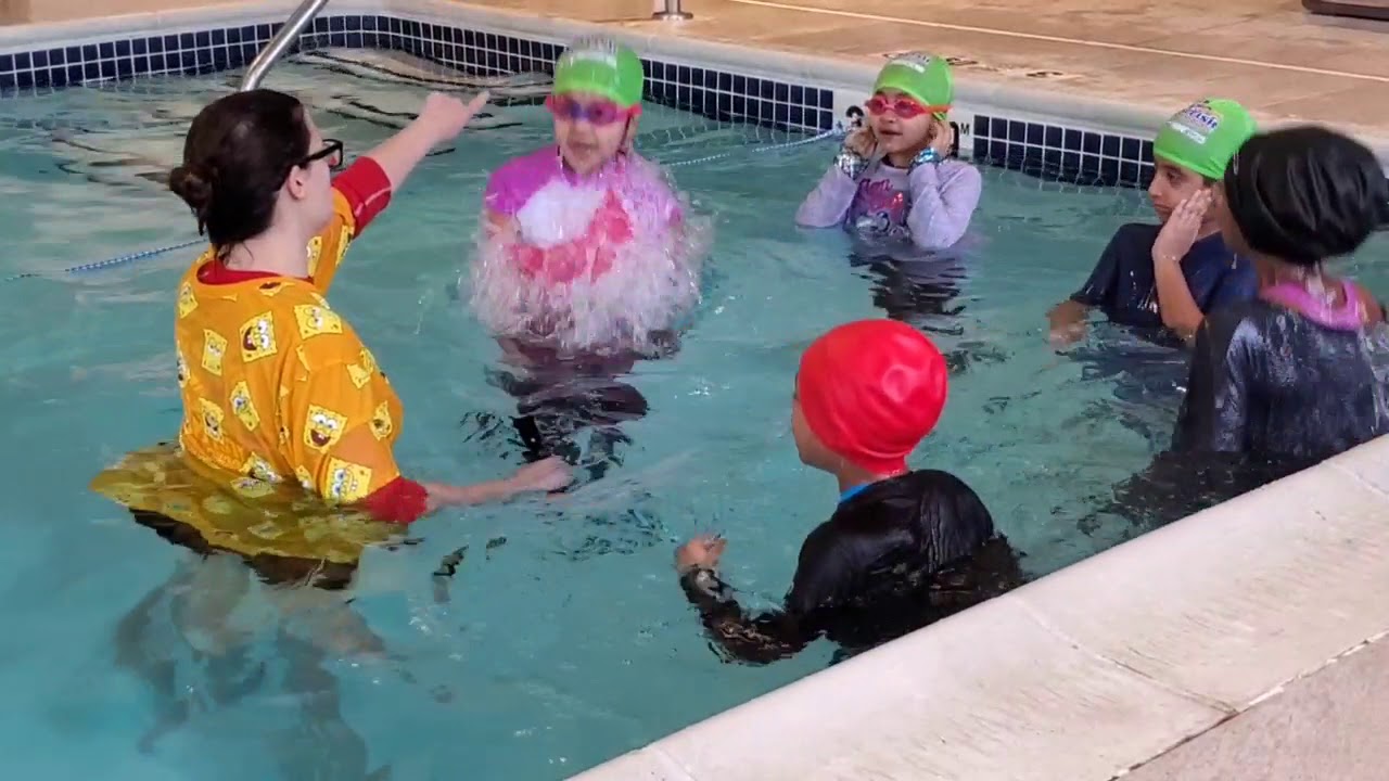Time for swim class !! - YouTube