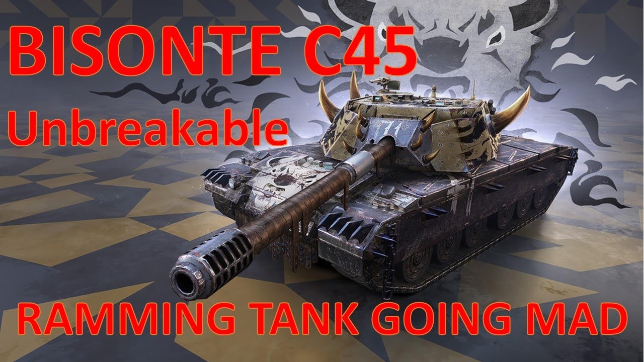RAMMING TANK GOING MAD BISONTE C45 Unbreakable #MADGAMES #wot # ...