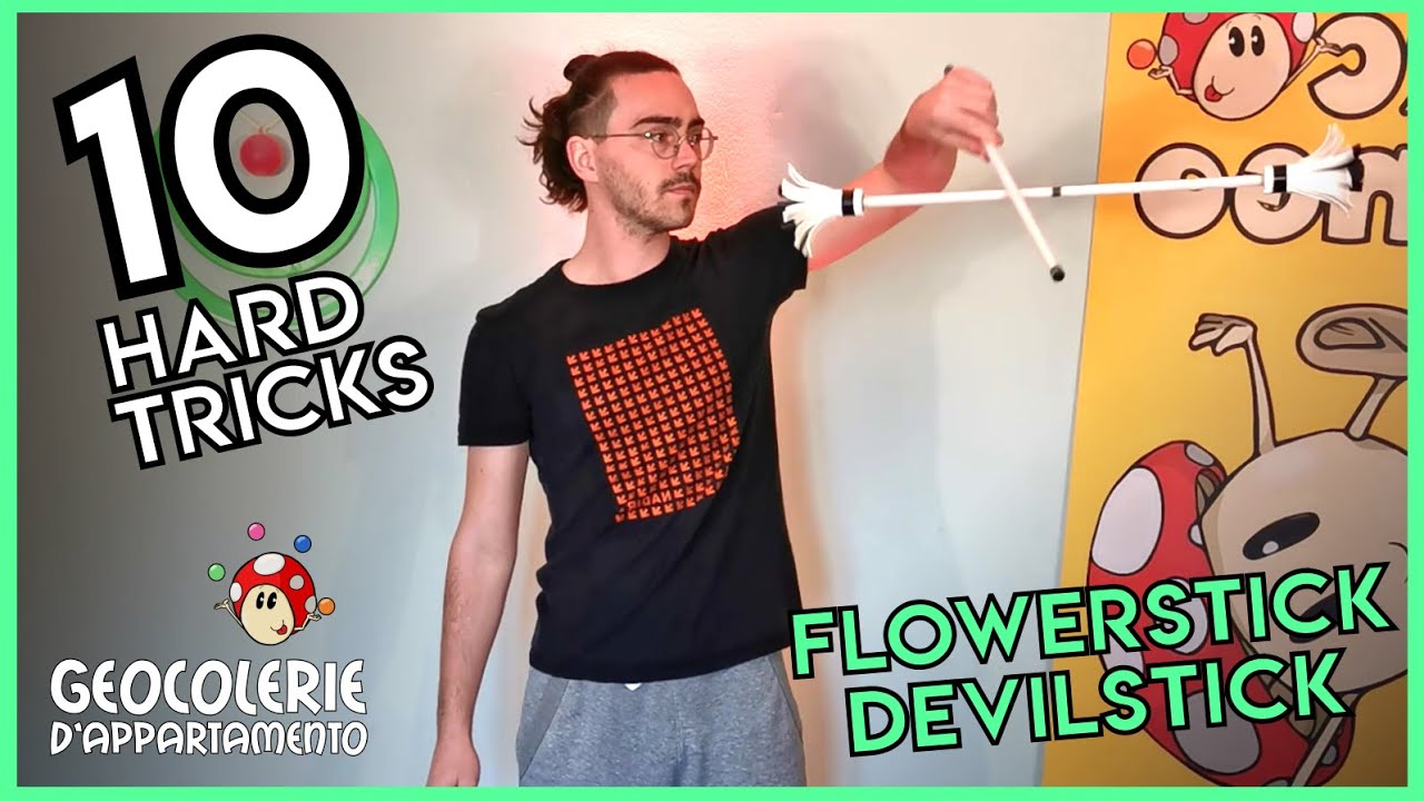 10 Hard Flower/Devil Stick Tricks - YouTube