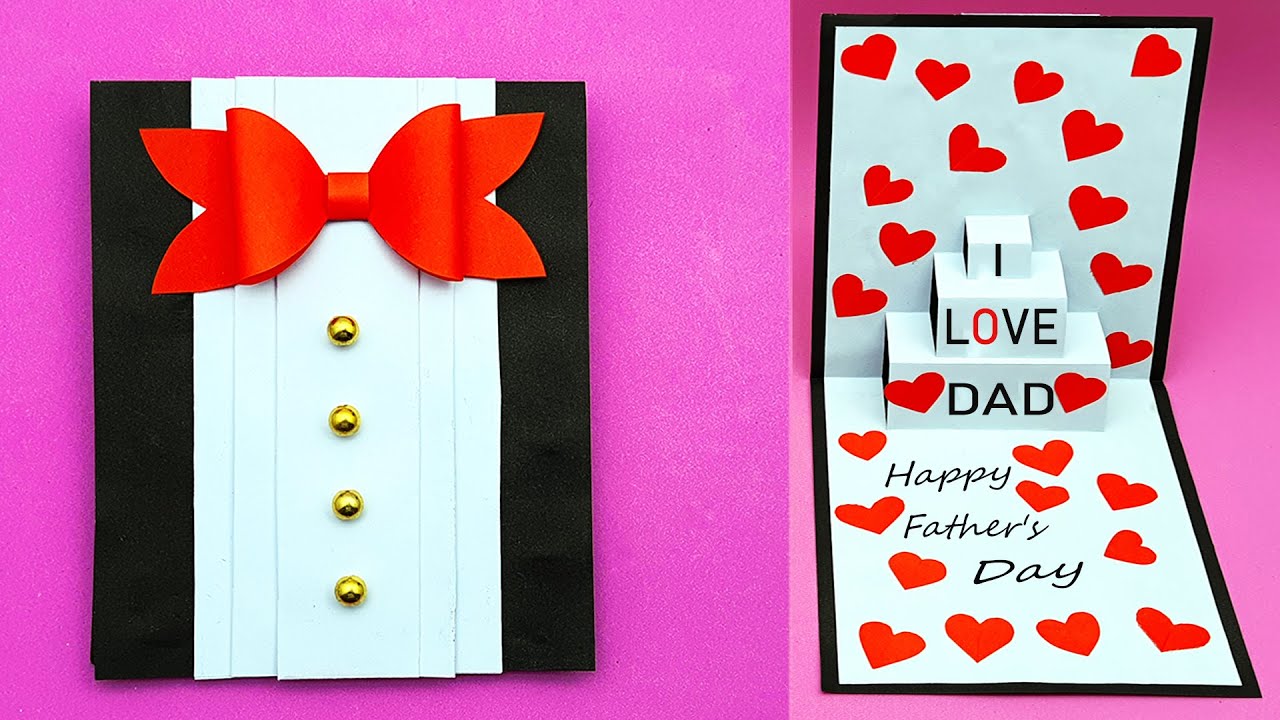 DIY Father's Day Gift Card Making Ideas | Happy Father's Day Greeting ...