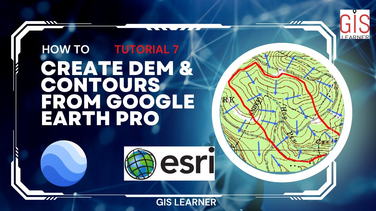 Extracting DEM and Creating Contour lines from Google Earth Pro - YouTube