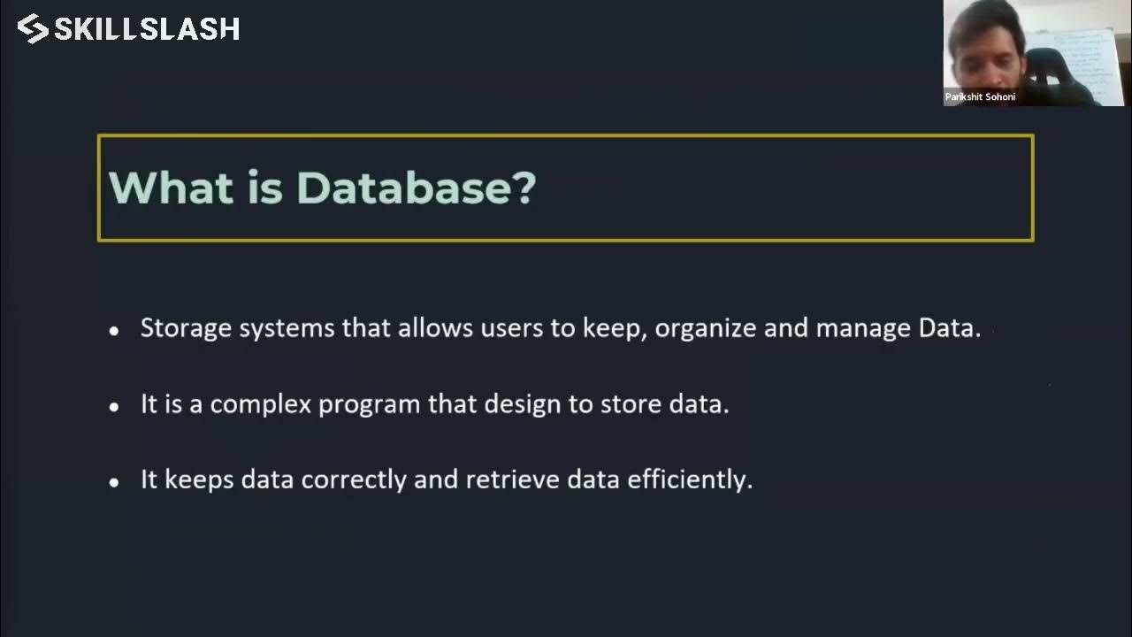 SQL Workshop | SQL Tutorial | SQL | SQLroadmap | Skillslash - YouTube