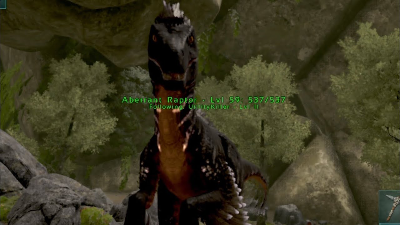 ARK : ULTIMATE MOBILE EDITION - ABERRATION - PART 2 RAPTOR TAME - YouTube