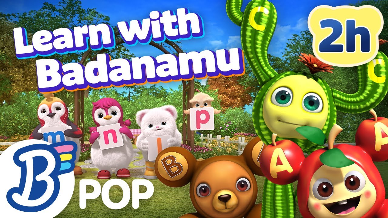 🌟 (2 HOURS) Learn With Badanamu Compilation l Badanamu Nursery Rhymes ...