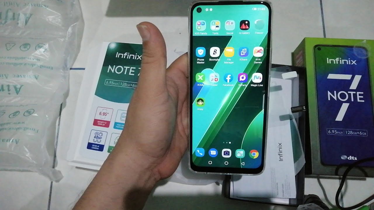 Unboxing infinix note 7 ram 6/128 - YouTube