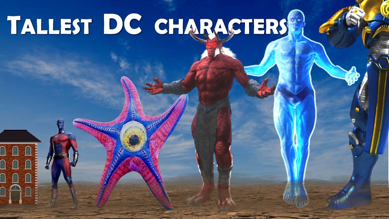 The 15 Tallest Characters In DC Universe - YouTube