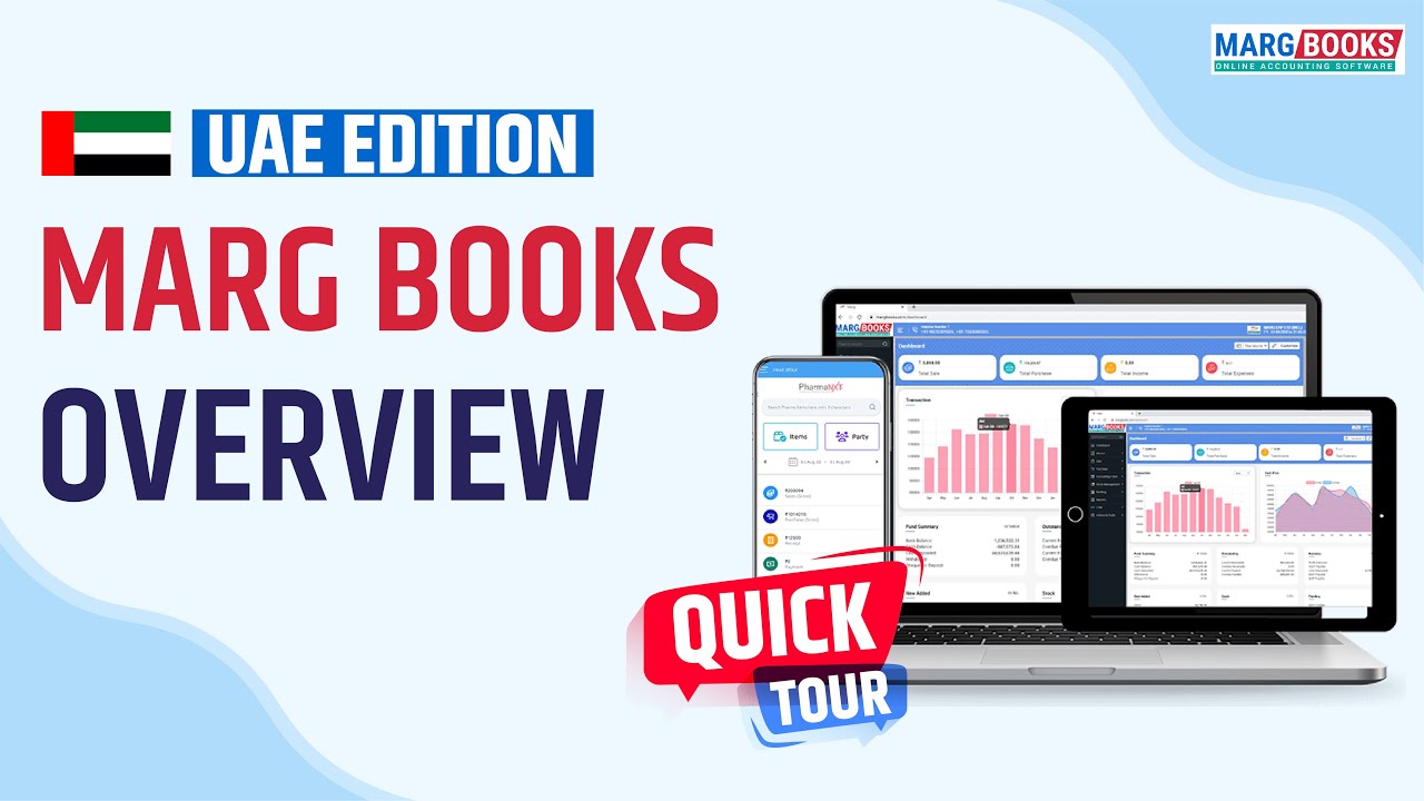 Quick View | UAE Edition | Marg Books | ONLINE Accounting Software - YouTube
