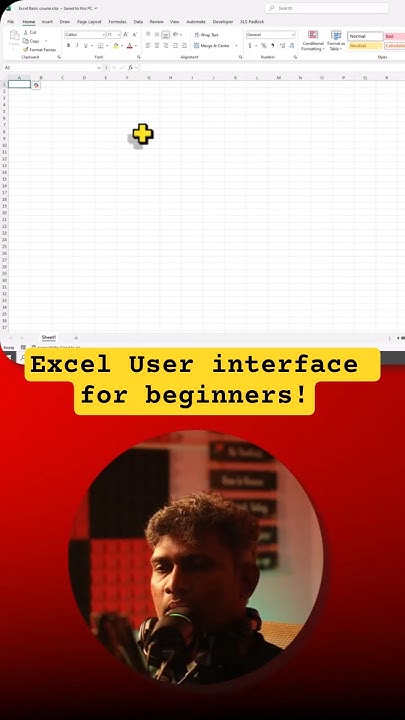 Excel User Interface Explained in 60 Seconds! #excel - YouTube