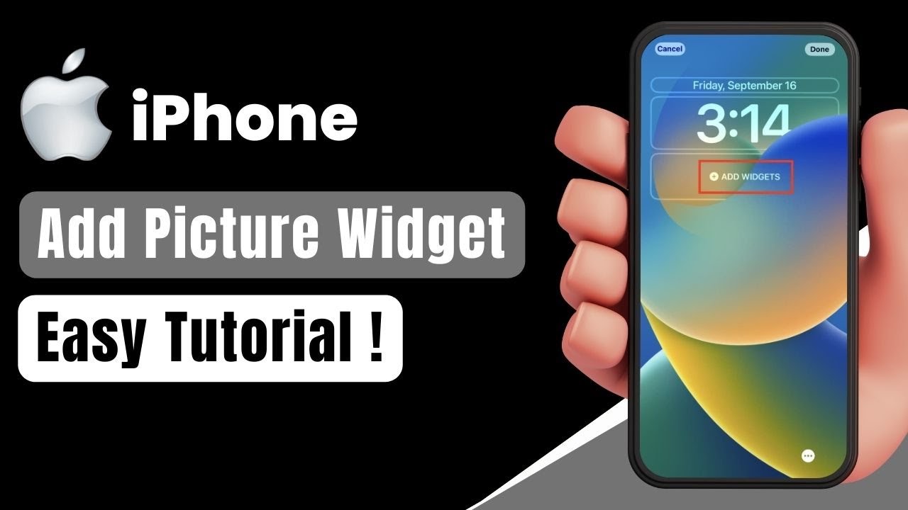 How to Add Picture Widget on iPhone | iOS 17 | How to Add Photo Widget ...