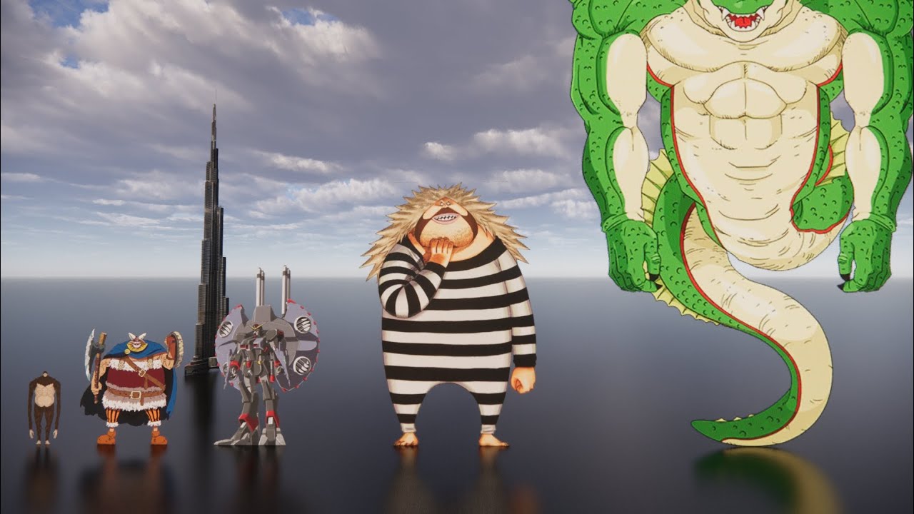 Anime monsters size comparison 2024 - YouTube