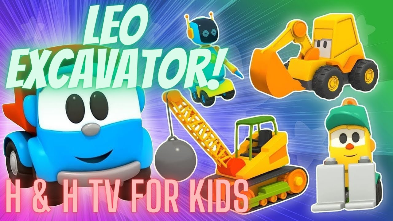 Leo the truck excavator | leo the truck excavator song | leo cartoon ...