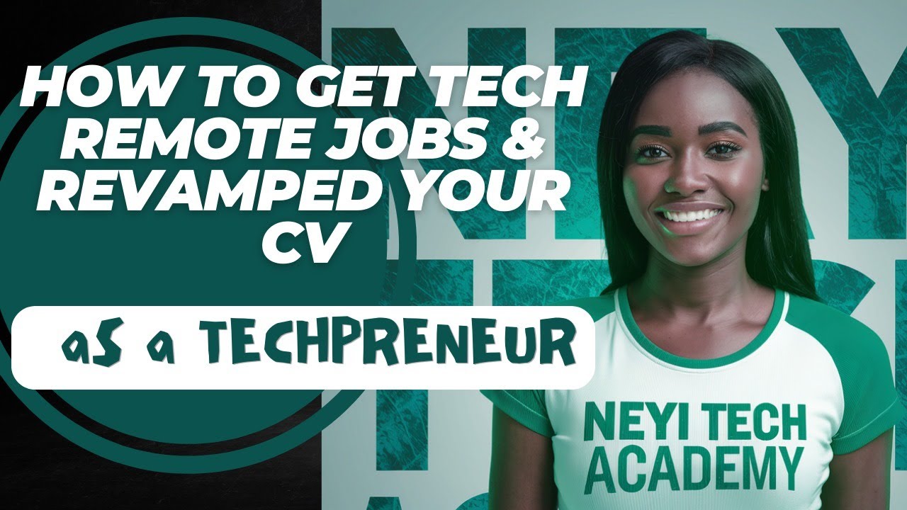 How to revamped your CV session has a Techpreneur - Session One - YouTube