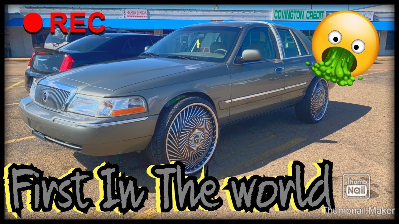 First in the world 🌎 Grand Marquis on 26 DUB WOOZE FLOATERS ⛸ - YouTube