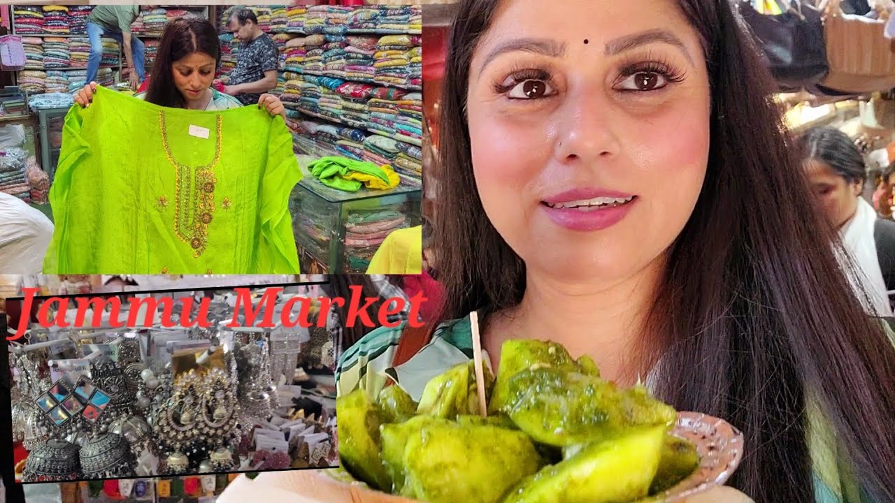 Jammu Market #bazaar# shopping 🛍 food 😋 #foryou #jammu ️ - YouTube