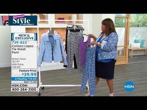 Colleen Lopez Tie Waist Pant