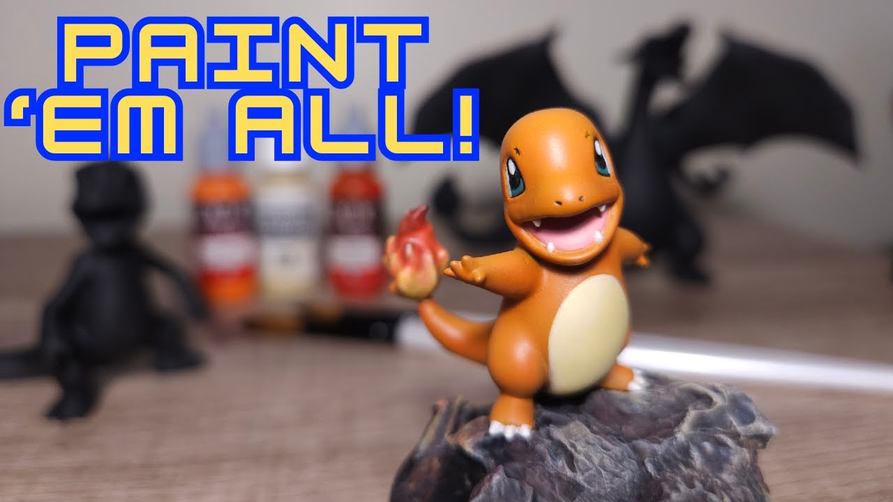 Paint 'em all: 004-Charmander | 3D Printed Pokemon Miniature Painting ...
