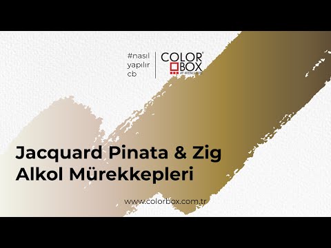 Jacquard Pinata & Zig Alkol Mürekkepleri #nasilyapilircb