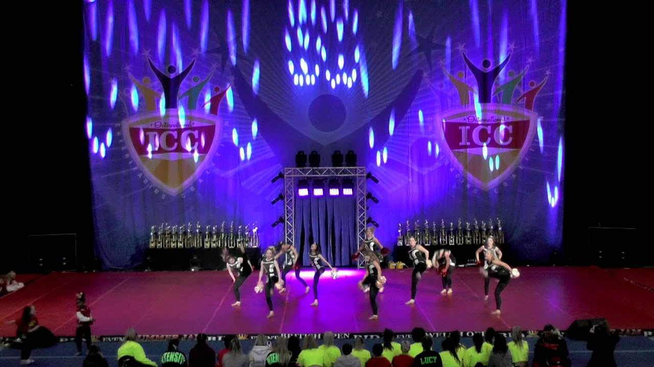 414 C Intensity Cheer and Dance BLACKOUT Senior Pom Small 10 - YouTube