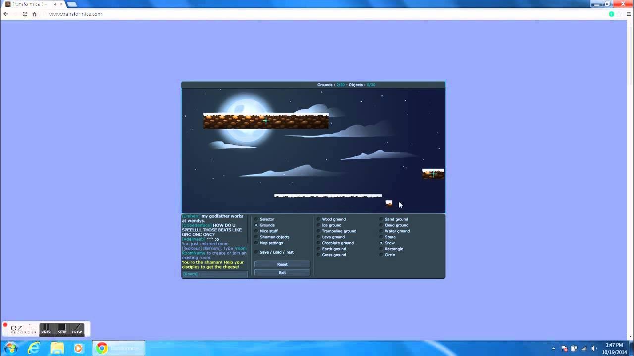 How to make a transformice map and Export it - YouTube
