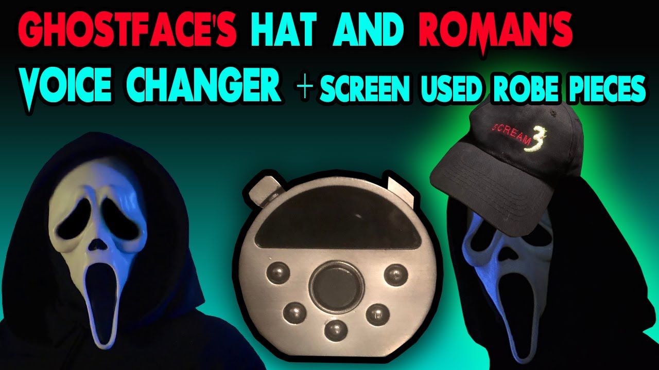 Ghostface’s Scream 3 Hat, Roman’s Voice Changer, and Screen Used Robe ...