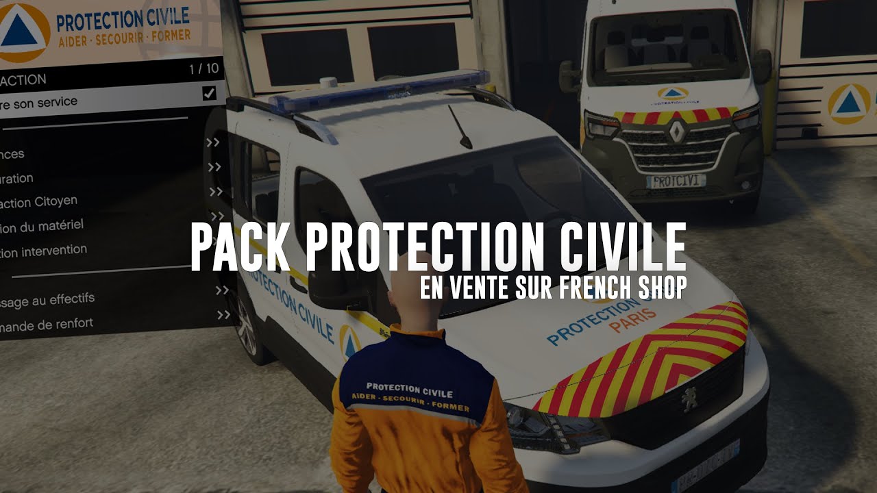 [FiveM] PACK PROTECTION CIVILE INEDIT (Véhicules, Mapping, Job, Accessoires, Tenue etc...) - YouTube