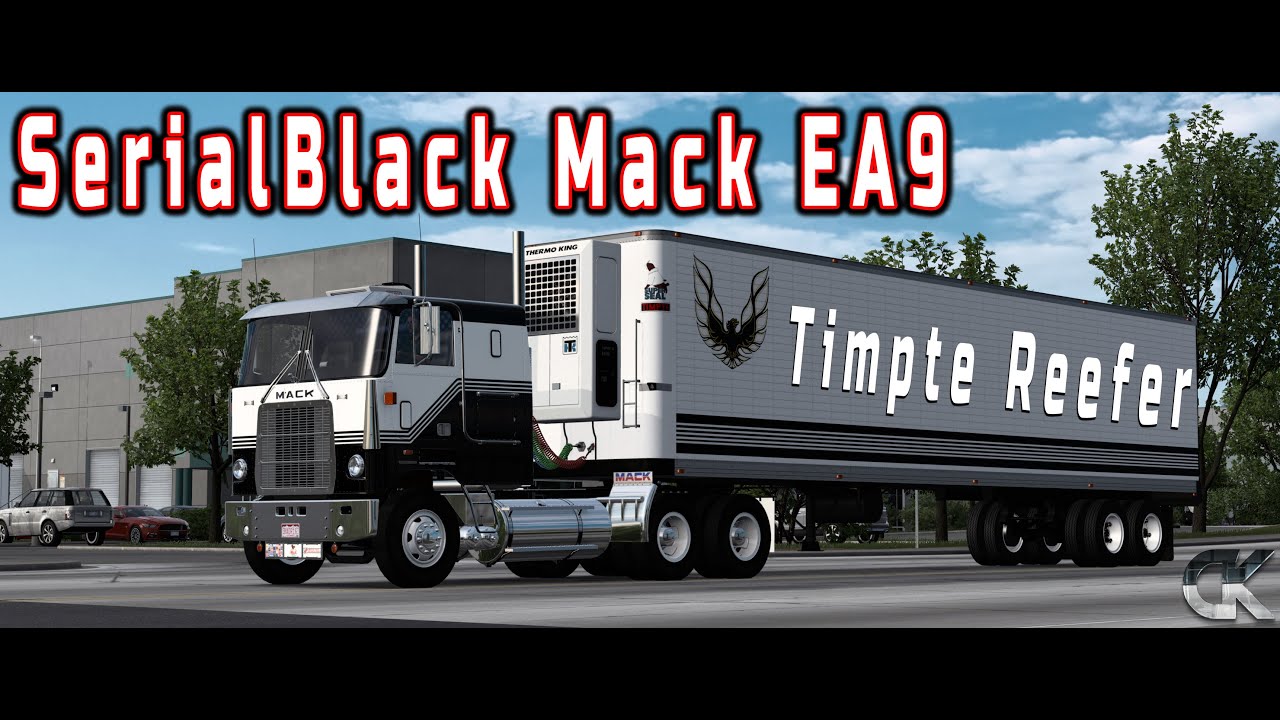 ATS | Mack Cruiseliner by Cory Watson | Timpte Reefer | SerialBlack ...