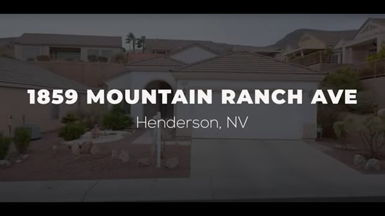 Amazing Views of the Las Vegas Strip | 1859 Mountain Ranch | Sun City ...