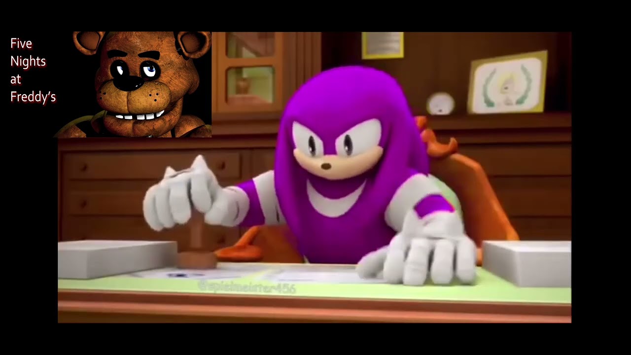Knuckles Approves a few Horror Games - YouTube