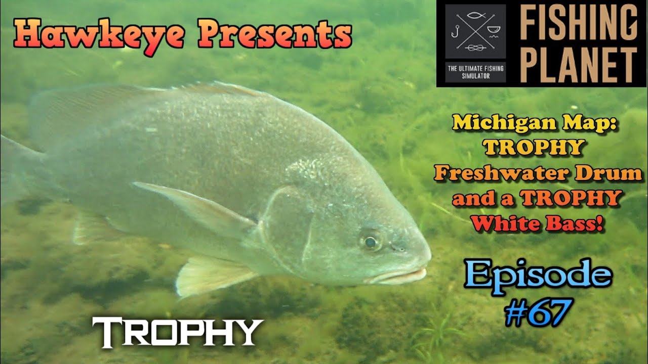 Fishing Planet - Ep. #67: Michigan Map: TROPHY Freshwater Drum and a ...
