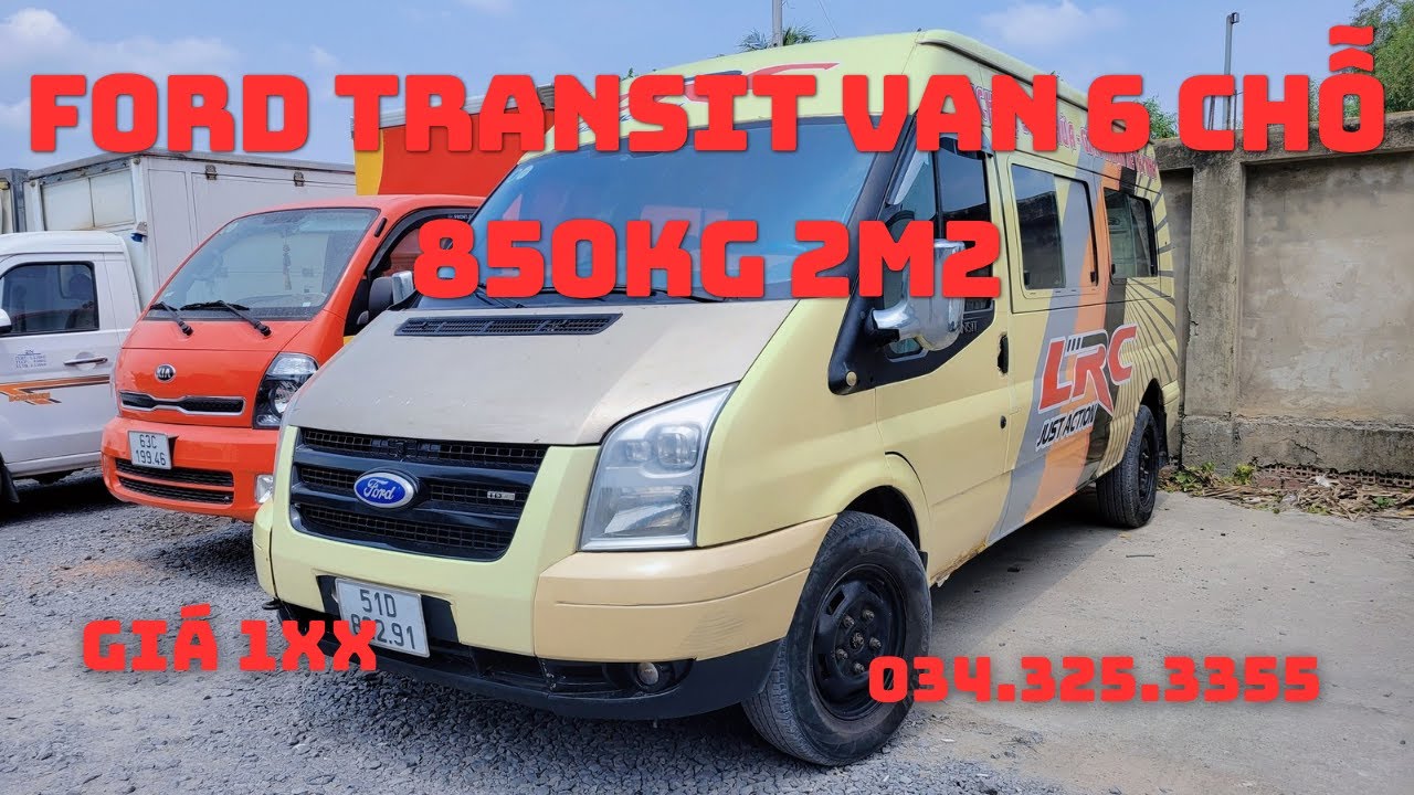 Xe tải Van Ford Transit cũ đời 2007 tải 850kg 6 chỗ ngồi thùng 2m2 | Xe ...