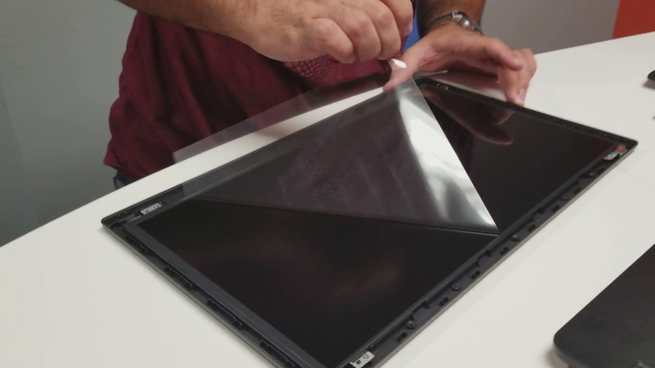 Laptop screen replacement / How to replace laptop screen Asus MB169B ...