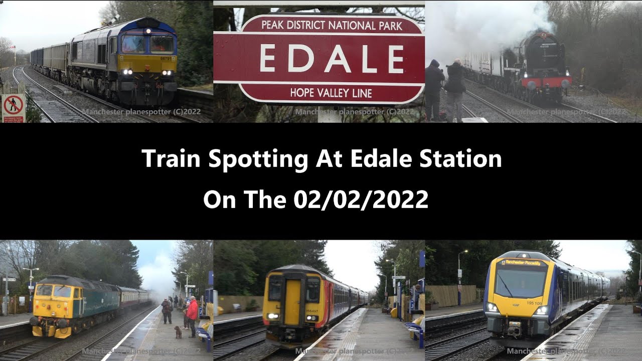 (4K) Train Spotting At Edale Station On The 02/02/2022 - YouTube