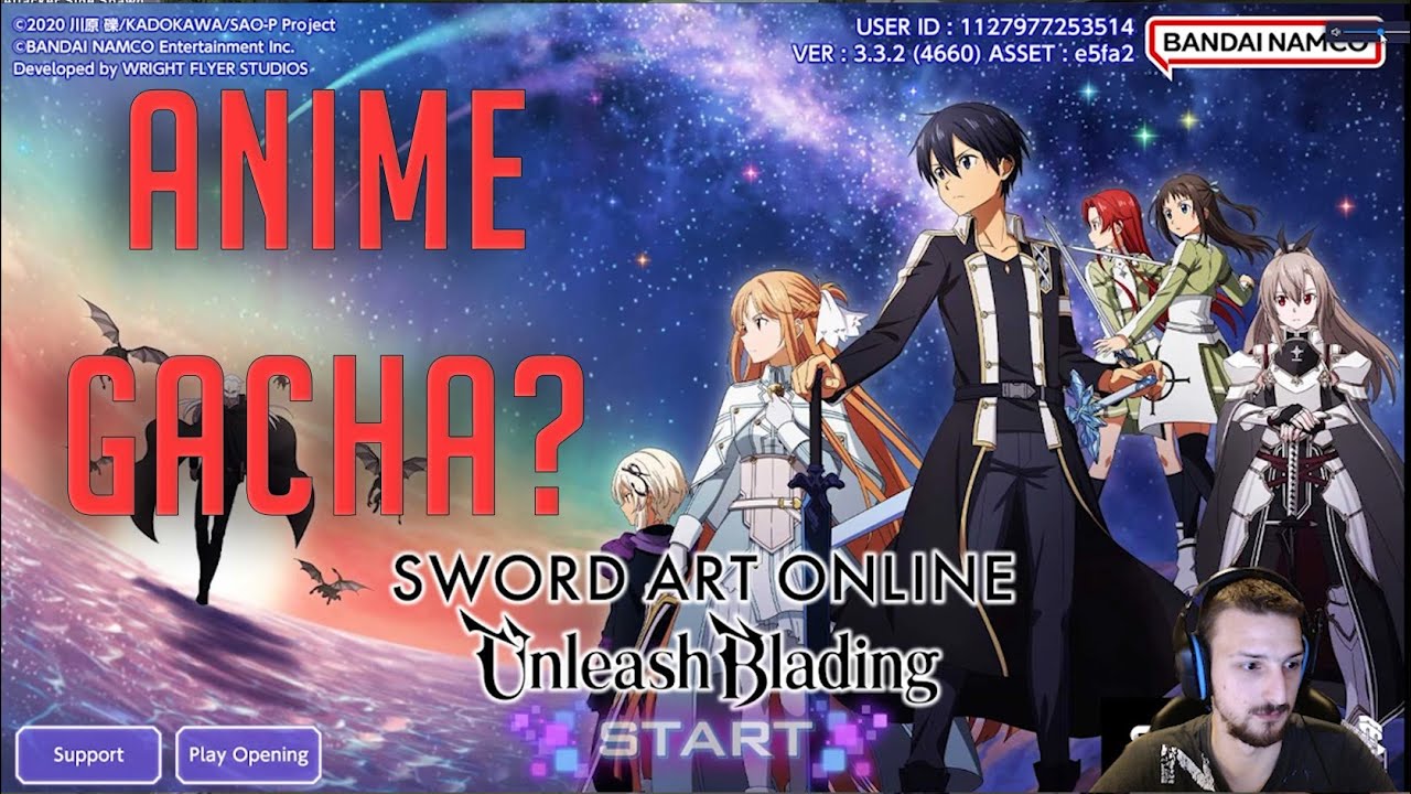 Trying a Sword Art Online Gacha game - YouTube