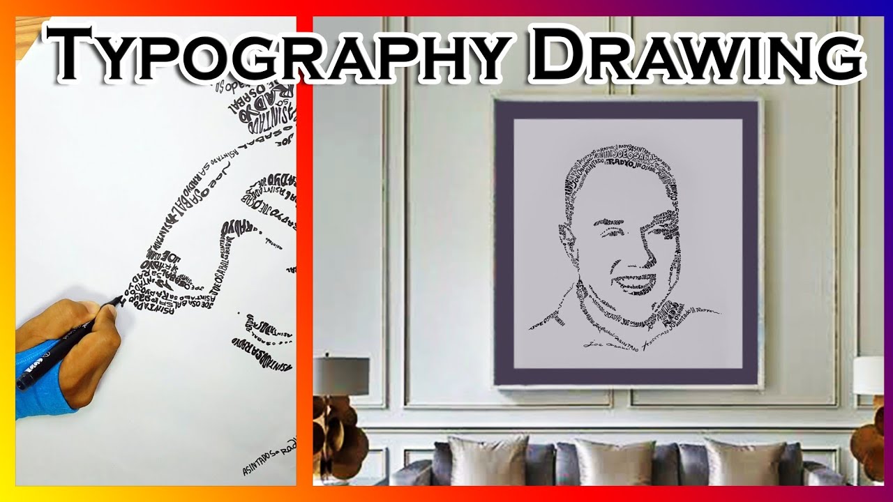 Asintado Sa Radyo - Joe Osabal Typography Drawing - YouTube