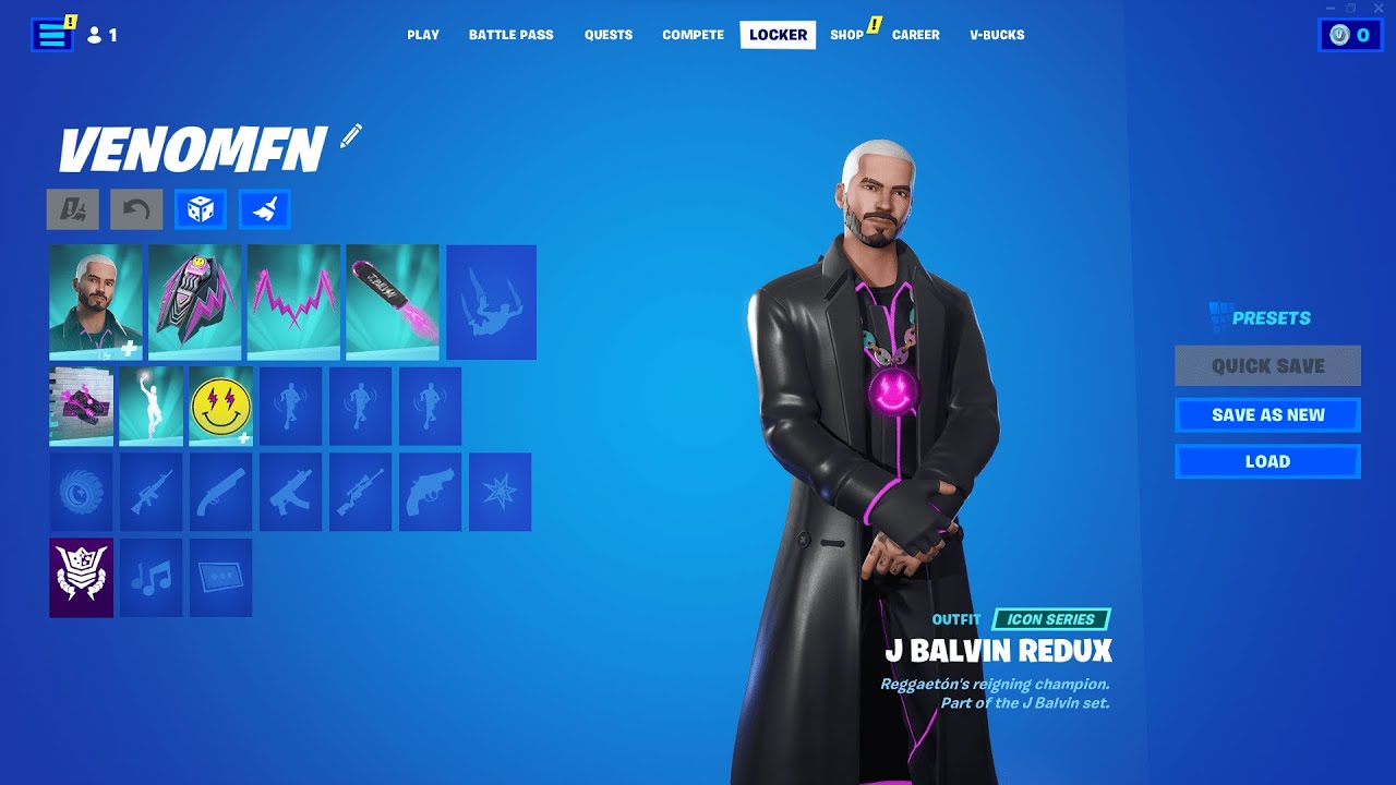 *Leaked* Fortnite X J Balvin Redux Cosmetics Showcase - YouTube