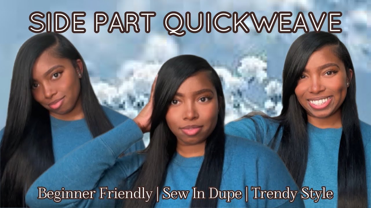 HOW TO: Side Part Quick Weave ft Unice - YouTube