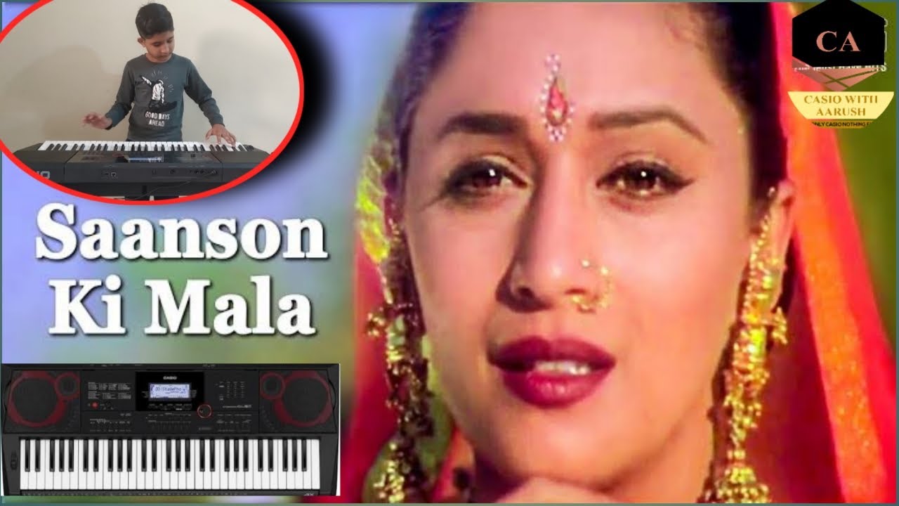 Sanso Ki Mala Pe Piano Cover|Garba|Sanso Ki Mala Instumental - YouTube