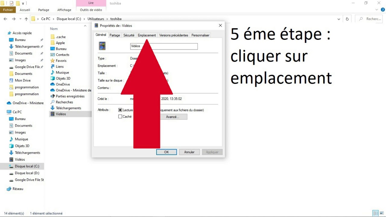 comment déplacer un fichier de disque local C à un autre disque en ...
