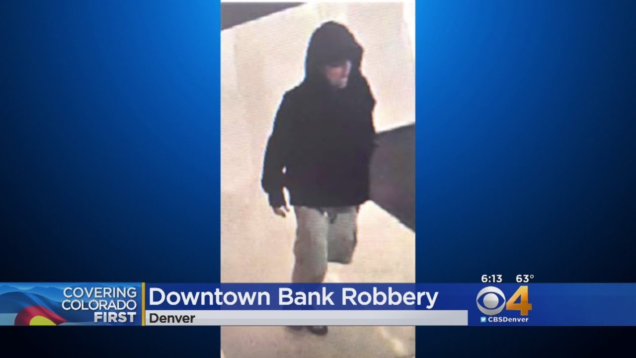 FBI Releases Pics Of Downtown Denver Bank Robber - YouTube