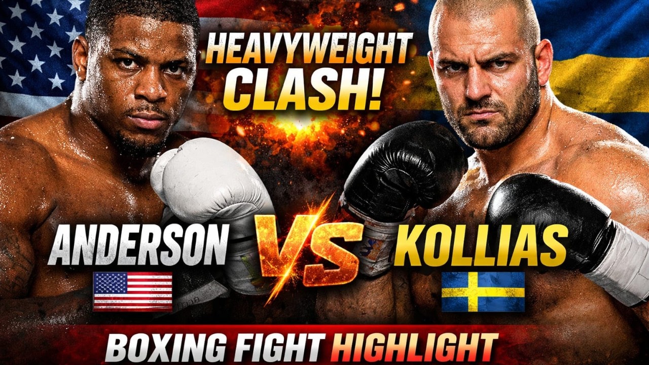 Heavyweight Clash! Jared Anderson (USA) vs Marios Kollias (SWE ...
