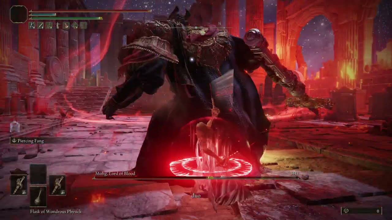 Elden Ring - Mohg, Lord of Blood NG+7 (No hit, "Nihil" damage only ...