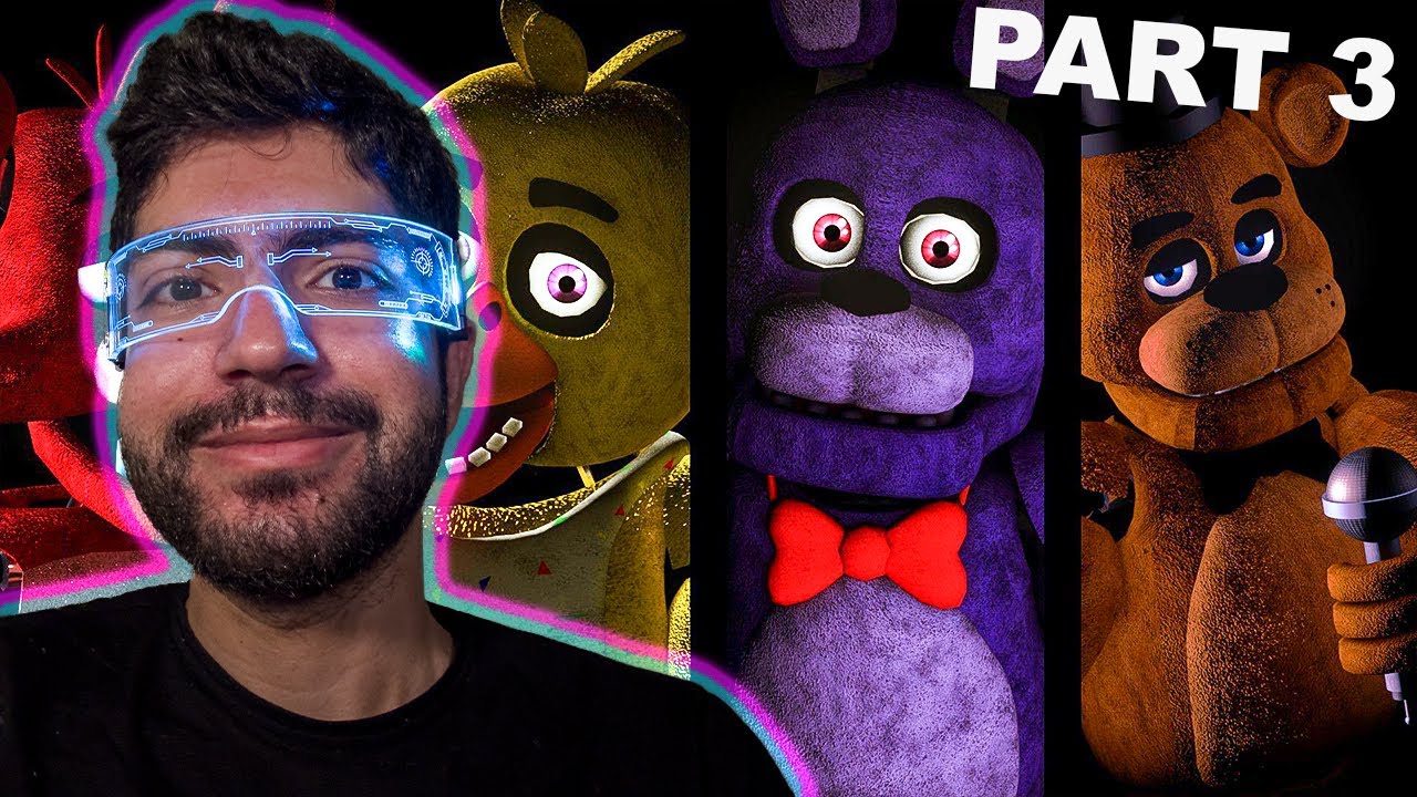 First Time Playing FNAF | Laser Glasses ON | PART 3 - YouTube