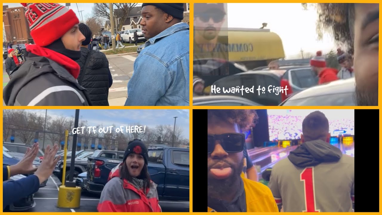 Michigan Fan Trolls Ohio State Fans - YouTube
