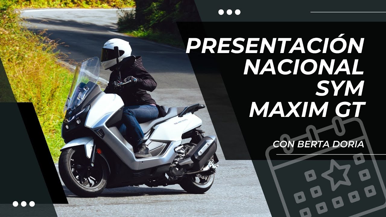 Sym Maxsym GT 400 🛵 El Scooter con Sensación de Moto | Presentación ...