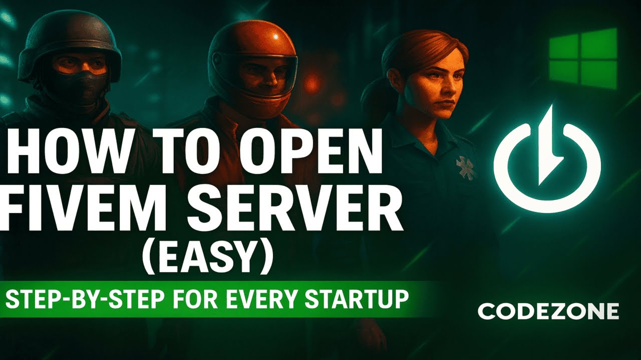 How to Open Your FiveM Server (Easy) | Step-by-Step for Every Startup ...